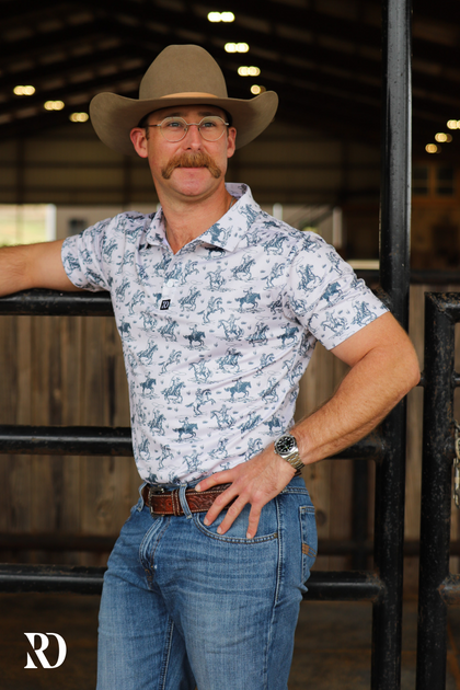 YIPPE-KI-YAY MEN'S PERFORMANCE POLO – Ranch Dress'n