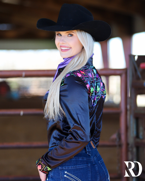 HIGH ROLLER SATIN PERFORMANCE RODEO SHIRT – Ranch Dress'n