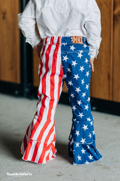 AMERICAN FLAG RUFFLE BELLS – Ranch Dress'n